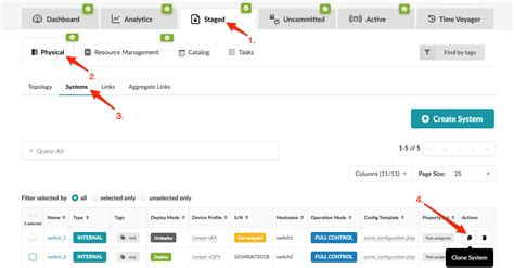 Create Internal System Freeform Apstra 5 1 Juniper Networks