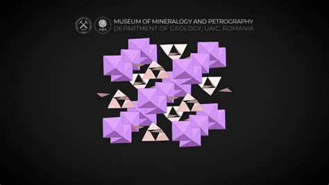 Crystal Structure Of Borax 3d Model By Museum Of Mineralogy And