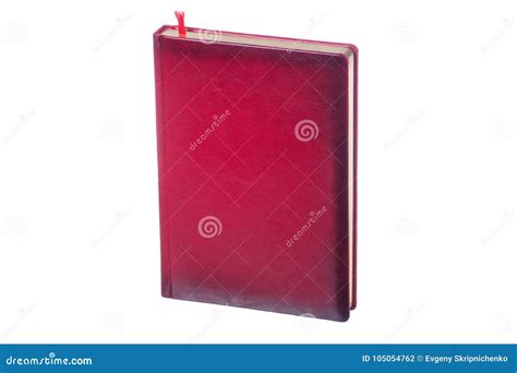 Notepad Red Isolation Stock Photo Image Of Drawing 105054762
