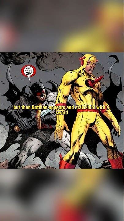 Batman Kills Reverse Flash Comics Batman Reverseflash Youtube