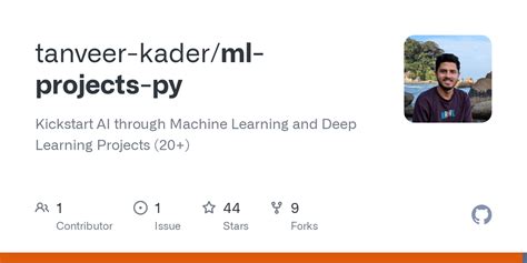 github tanveer kader ml projects py kickstart ai through machine