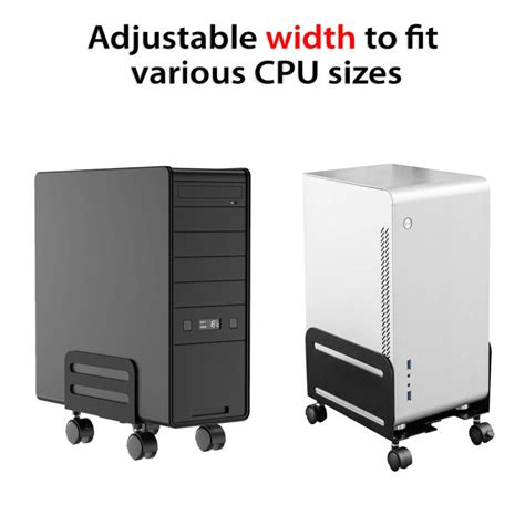 Computer Cpu Stand Cpu Trolley Cpu Roller Computer Tower Stand With