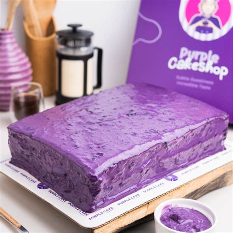 Purple Yam Cake By Purple Cake Shop Medium Size 10 X 7 Purple