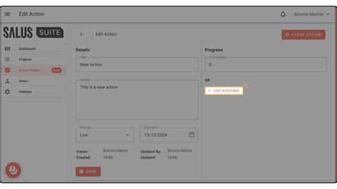 Assign Actions With Action Register Bowtie Master