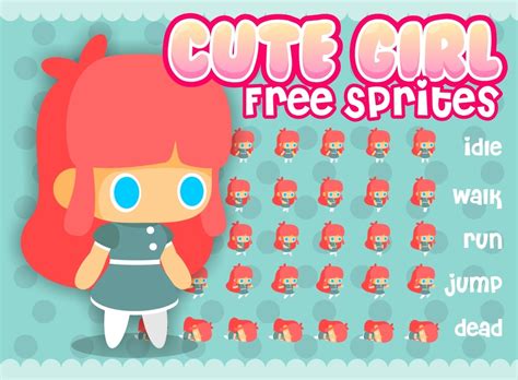 Cute Girl Free Sprites Game Art 2d