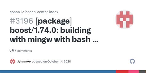 Package Boost1740 Building With Mingw With Bash On Windows Eg Msys2 Failes · Issue
