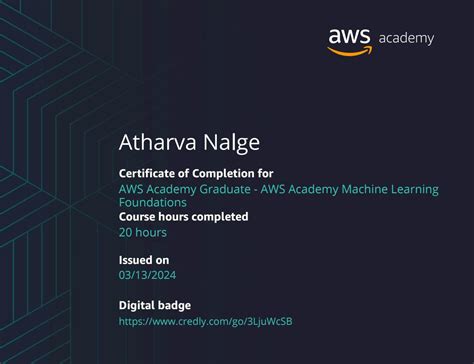 Atharva Nalge On Linkedin Awscertified Machinelearning