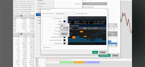 Tos Color Schemes Question Rthinkorswim