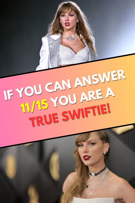 15 Fun And Interesting Taylor Swift Questions With Answers Artofit