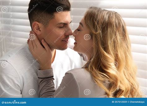 Lovely Couple Enjoying Time Together At Home Stock Image Image Of Beauty Holiday 257512559