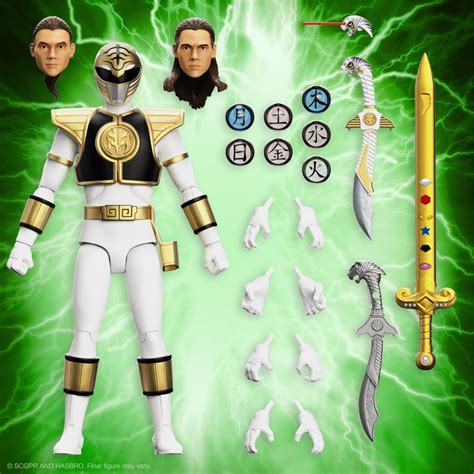 Mighty Morphin Power Rangers White Ranger Ultimate Action Figure