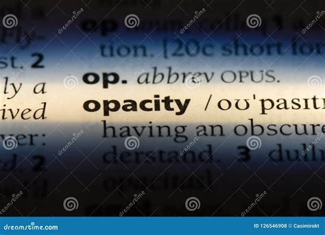 Opacity Stock Photo Image Of Printed Macro Isolated 126546908