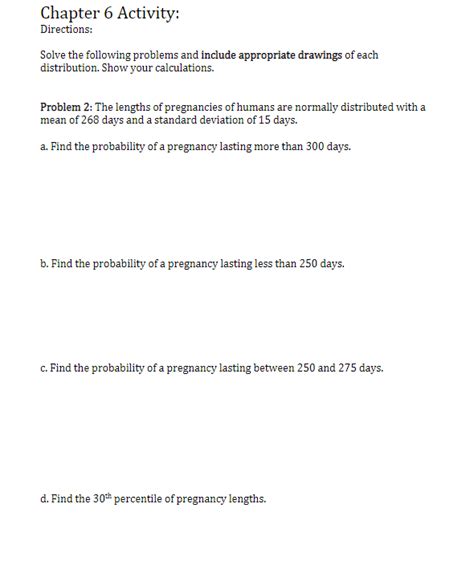 Solved Chapter Activity Directions Solve The Following Chegg Com