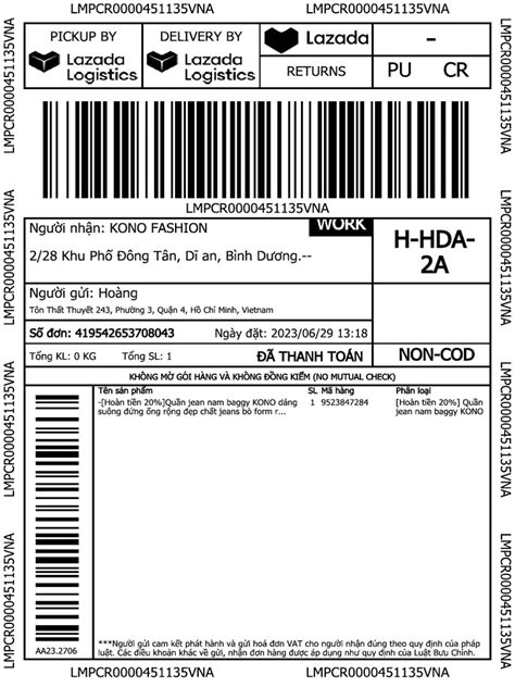 Return Label Pdf