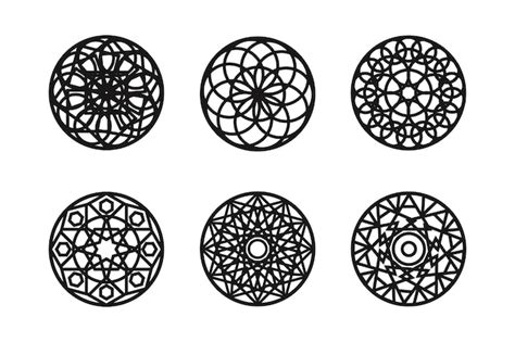free vector hand drawn stencil element collection