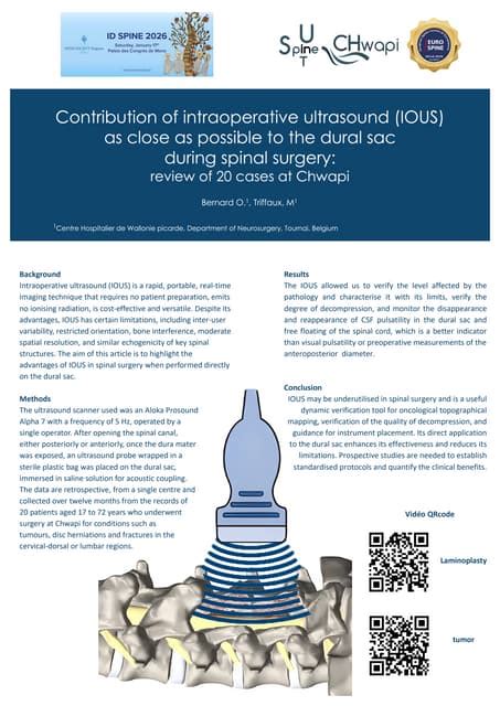 Contribution Of Intra Operative Ultrasound Ious During Spinal Surgery