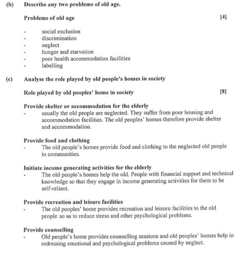 Zimsec A Level Sociology Past Exam Papers And Notes 6043