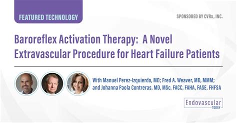 Baroreflex Activation Therapy A Novel Extravascular Procedure For Heart… Ivana Stojanovic