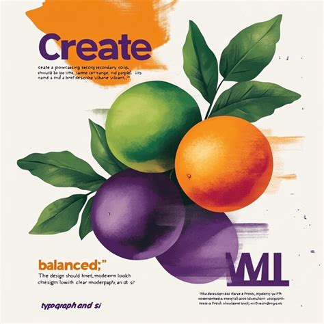 Secondary Color Palette Poster Premium Ai Generated Image