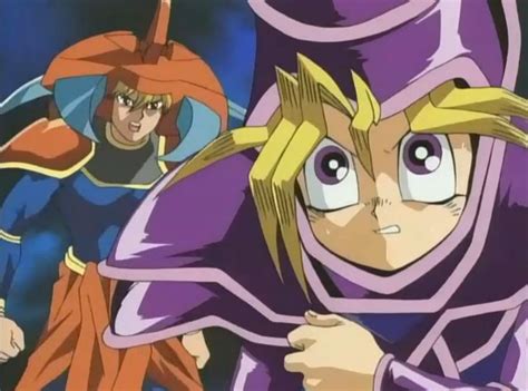 Yugi Explains That The Card Of Bakura Man Eater Bug Will Eliminate