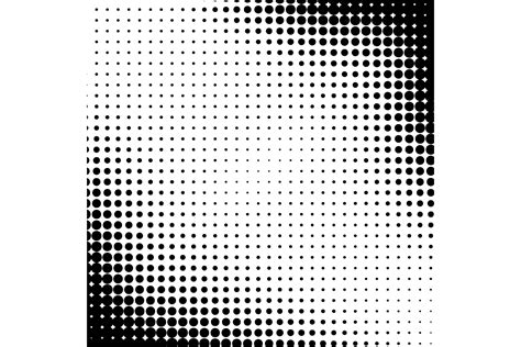 Halftone Gradient Effect Black Stipple Graphic By Ladadikart