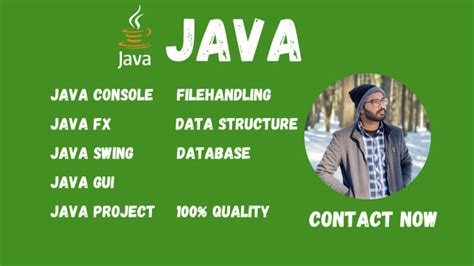help you in java console gui swing javafx database tasks and projects