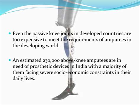 Designof A Fully Passive Prosthetic Knee Ppt