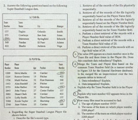 Solved 2 Answer The Following Questions Based On The