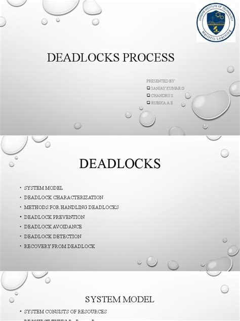 deadlock pdf applied mathematics computer architecture