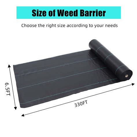 Grass Barrier Landscape Fabric Heavy Duty Premium Ground Cover Grass