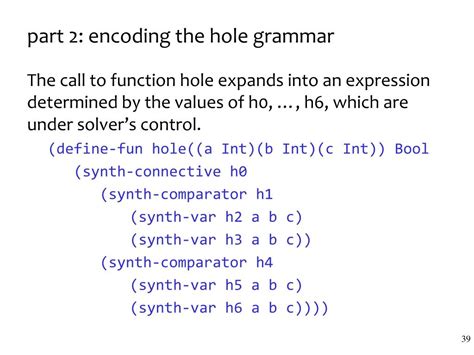 Ppt Programming With Constraint Solvers Cs294 Program Synthesis For Everyone Powerpoint