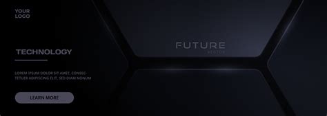 검은 우아한 승진 기치 디자인 추상 현대 기술 미래 배경 와 까만 3d 벌집 모양 와 벡터 크리 에이 티브 와이드 배경 광고 홍보 배너 및 소셜 미디어 어두운 색에 대한