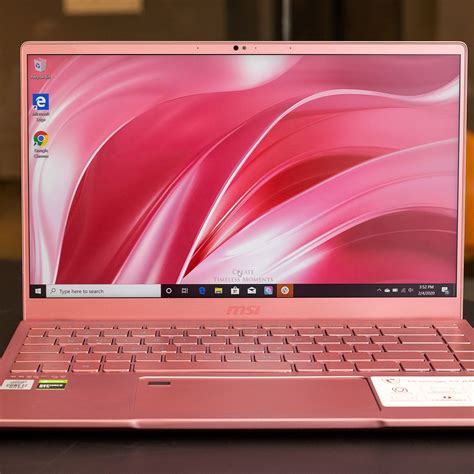 Msi Prestige Review Hot Pink And Hot In Your Lap The Verge