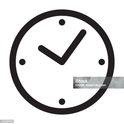 시계 줄 아이콘입니다 시간 또는 알람 벡터 일러스트 레이 션 벽 시계에 대한 스톡 벡터 아트 및 기타 이미지 벽 시계 아이콘 0명 Istock