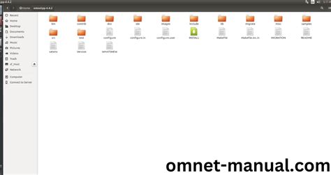 locating the omnetpp 4 4 2 folder omnet simulator