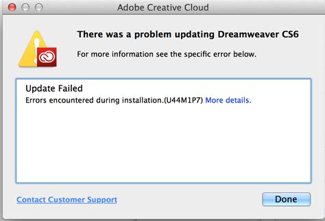 Troubles Updating Dreamweaver Adobe Community 5204540