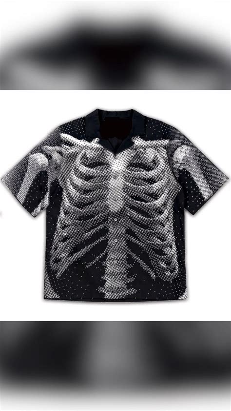 X Ray Button Down By Terror Tales Clothing