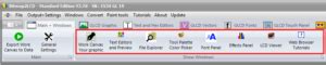 Bitmap LCD Appearance Windows And Styles Bitmap LCD Software Tool Blog About GLCD Displays