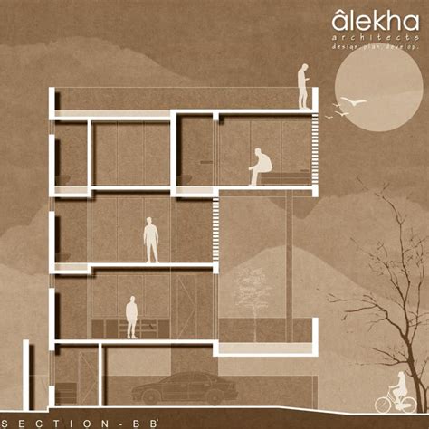 Designed Section Architecture Concept Drawings Concept Architecture Architecture