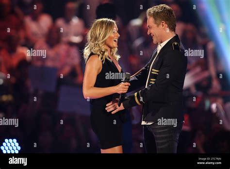 Saengerin Helene Fischer Ger Und Saenger Christoff De Bolle Bel Ard