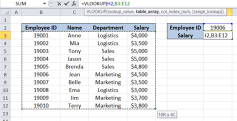 Vlookup With Table Array 5 Best Practices Excelchat