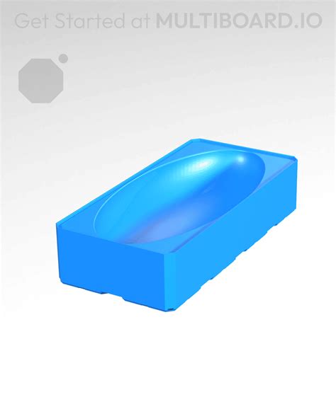 2x4x1 Bowl Multibin Insert 3d Model By Multiboard On Thangs