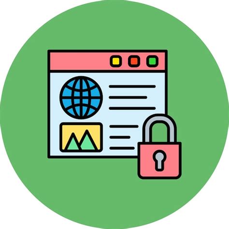 Premium Vector Web Security Icon