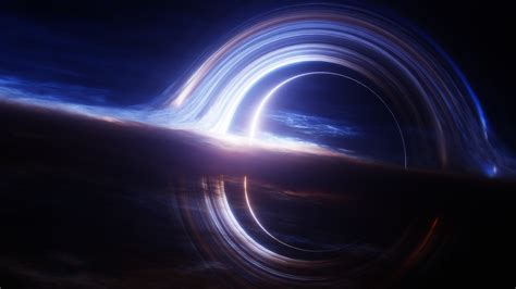 Gargantua Black Hole Wallpaper 4K Interstellar Deep Space