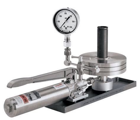 Ametek Type T Hydraulic Deadweight Tester 100 To 500 Psi From Cole Parmer