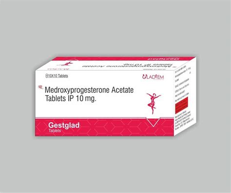 Medroxyprogesterone Acetate Tablets Ip Strength 10mg At ₹ 58stripe In Sas Nagar