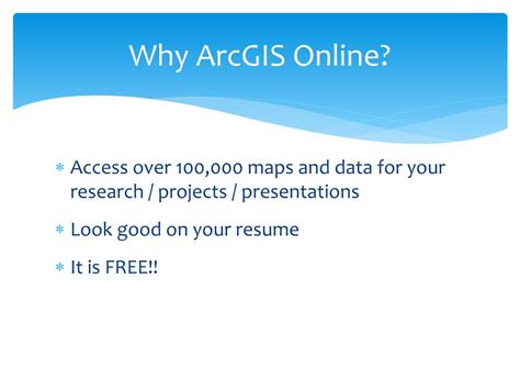 PPT ArcGIS Online PowerPoint Presentation Free Download ID