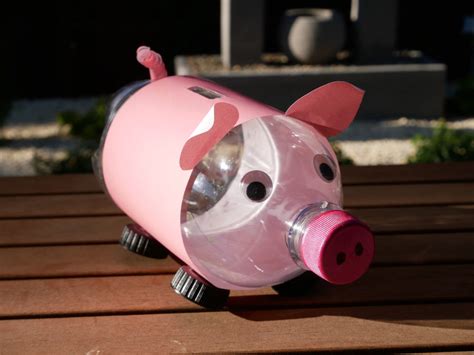 TOCK Crafts Plastic Bottle Piggy Bank TOCK Earth