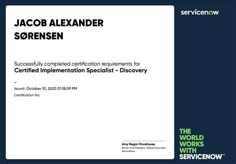 Jacob Alexander Sørensen On Linkedin Servicenow Certification Servicenowdiscovery Itam…