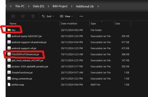 to use sdk in jar file that is dependent with so files b4x